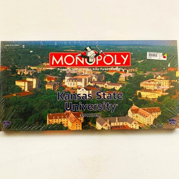 Hasbro | Games | Vintage Monopoly Kansas State University Edition Board ...
